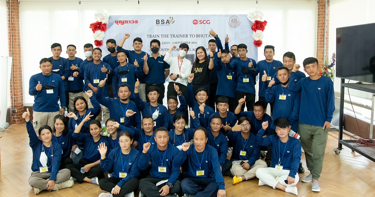 ท่อเอสซีจี จับมือ บุญถาวร เดินหน้าจัดอบรมพัฒนาทักษะฝีมือช่างเยาวชนภูฏาน ...